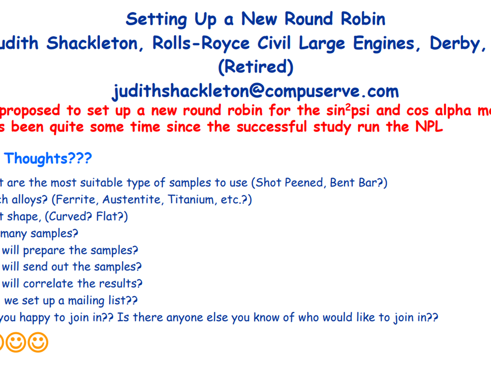 The Measurement of Residual Stress using Laboratory Based X-Ray ...